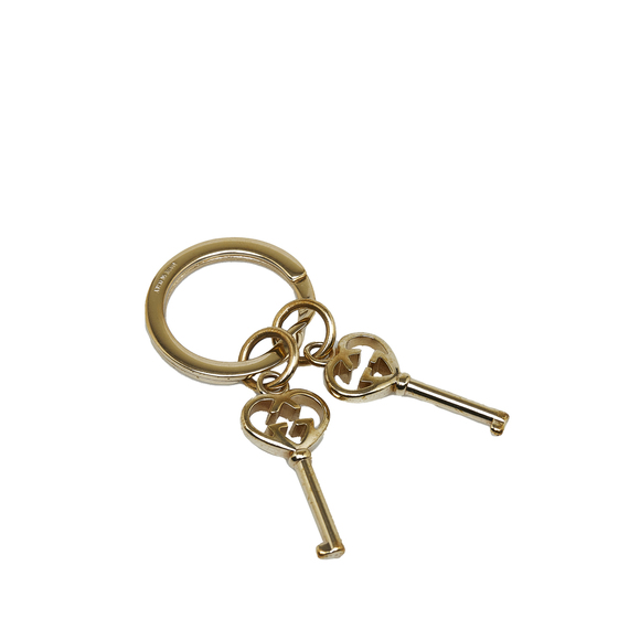 Gucci | Accessories | Gucci Interlocking Gg Heart Double Keychain Key ...